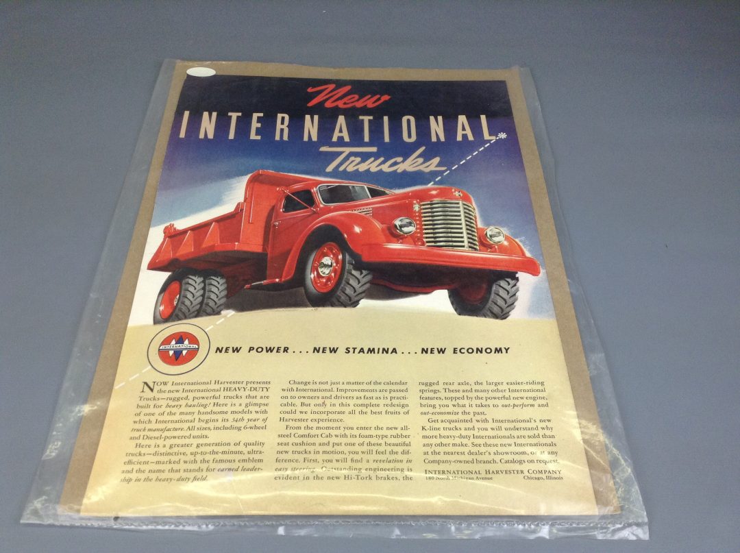 IH HEAVY DUTY TRUCK AD - IH Scout