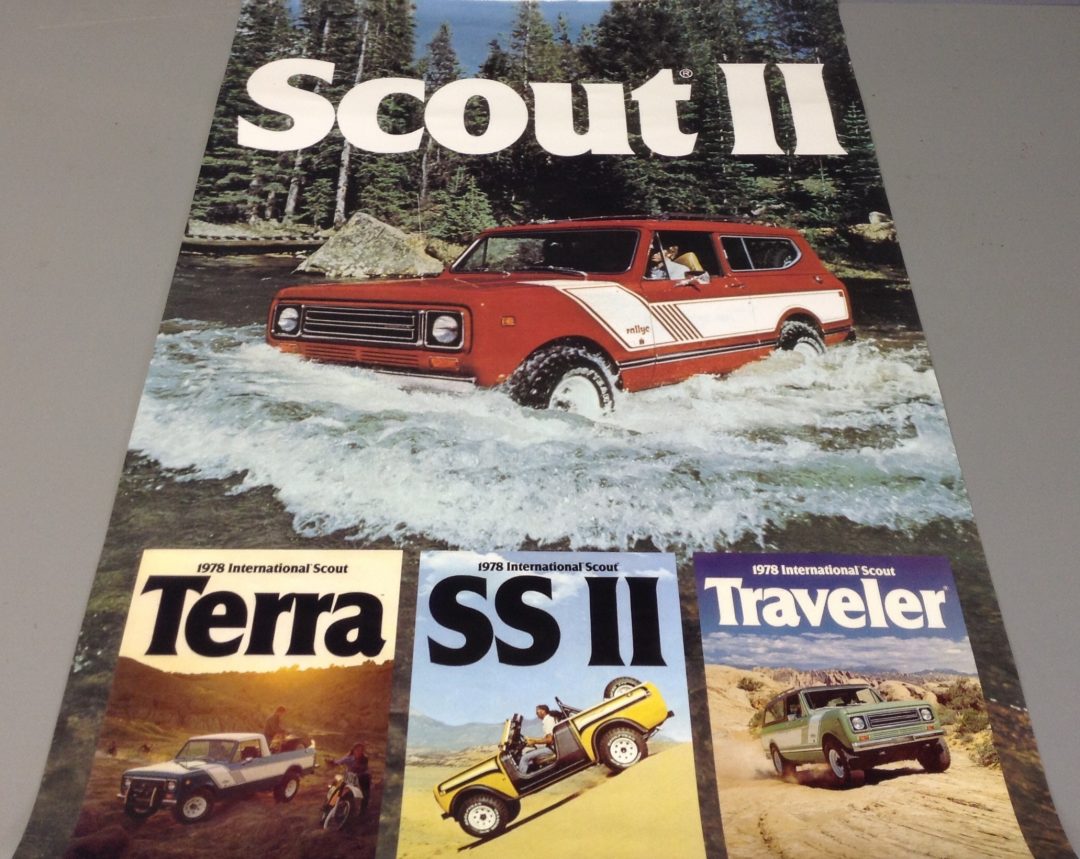 Scout II, SSII, Terra, Traveler Poster - IH Scout