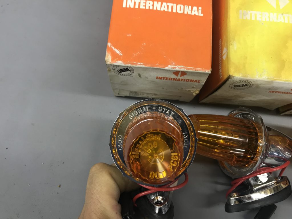 NOS Truck Cab Marker Lights - IH Scout