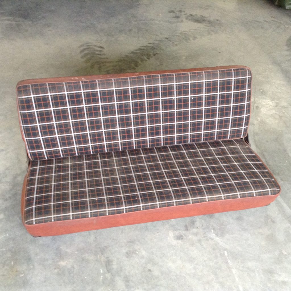 Scout Traveler Rear Back Bench Seat - Russet Plaid - IH Scout