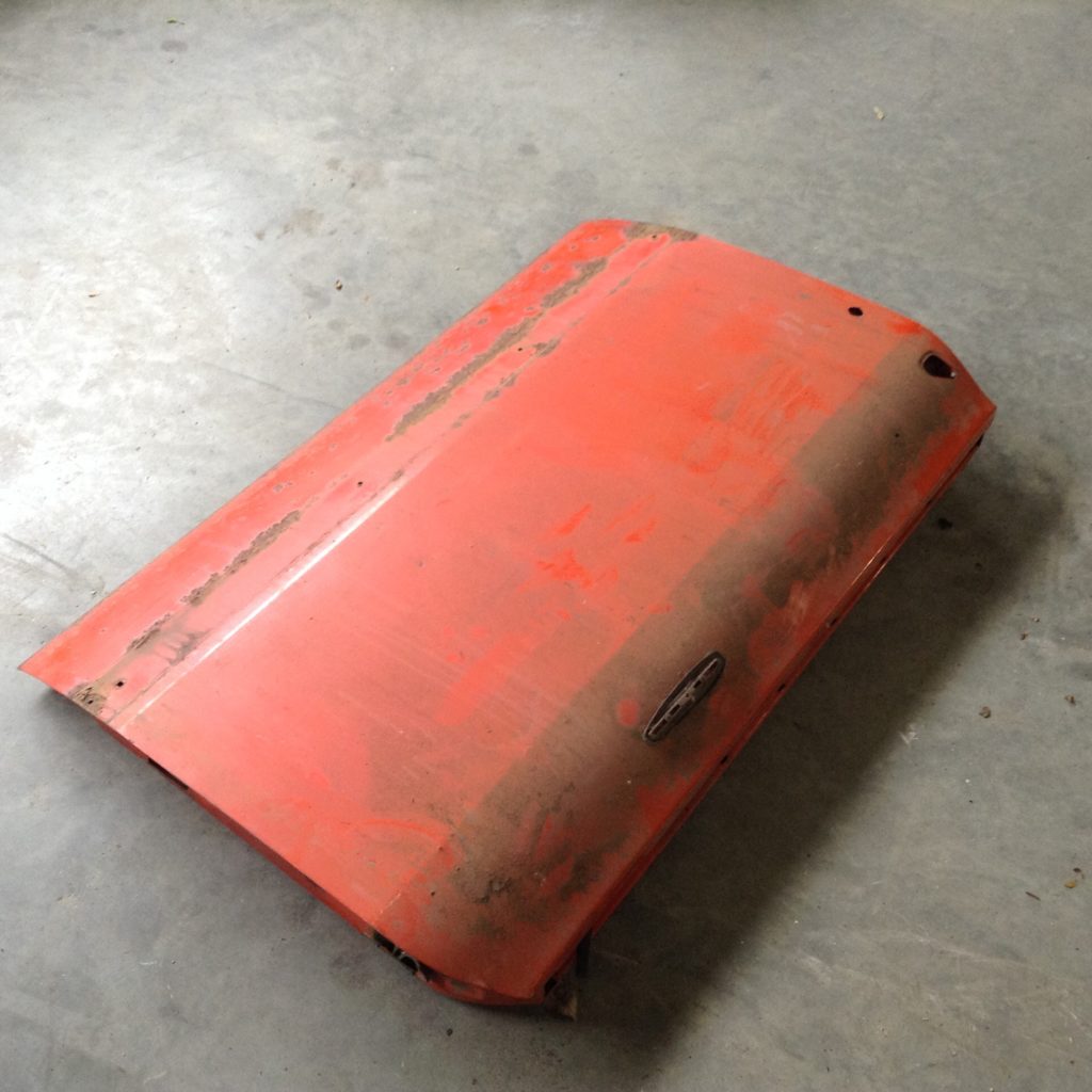 Scout II Passenger side door - good and rust free - IH Scout