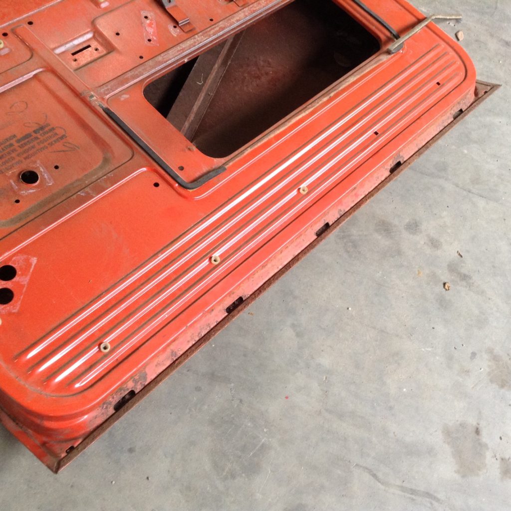 Scout II Passenger side door - good and rust free - IH Scout