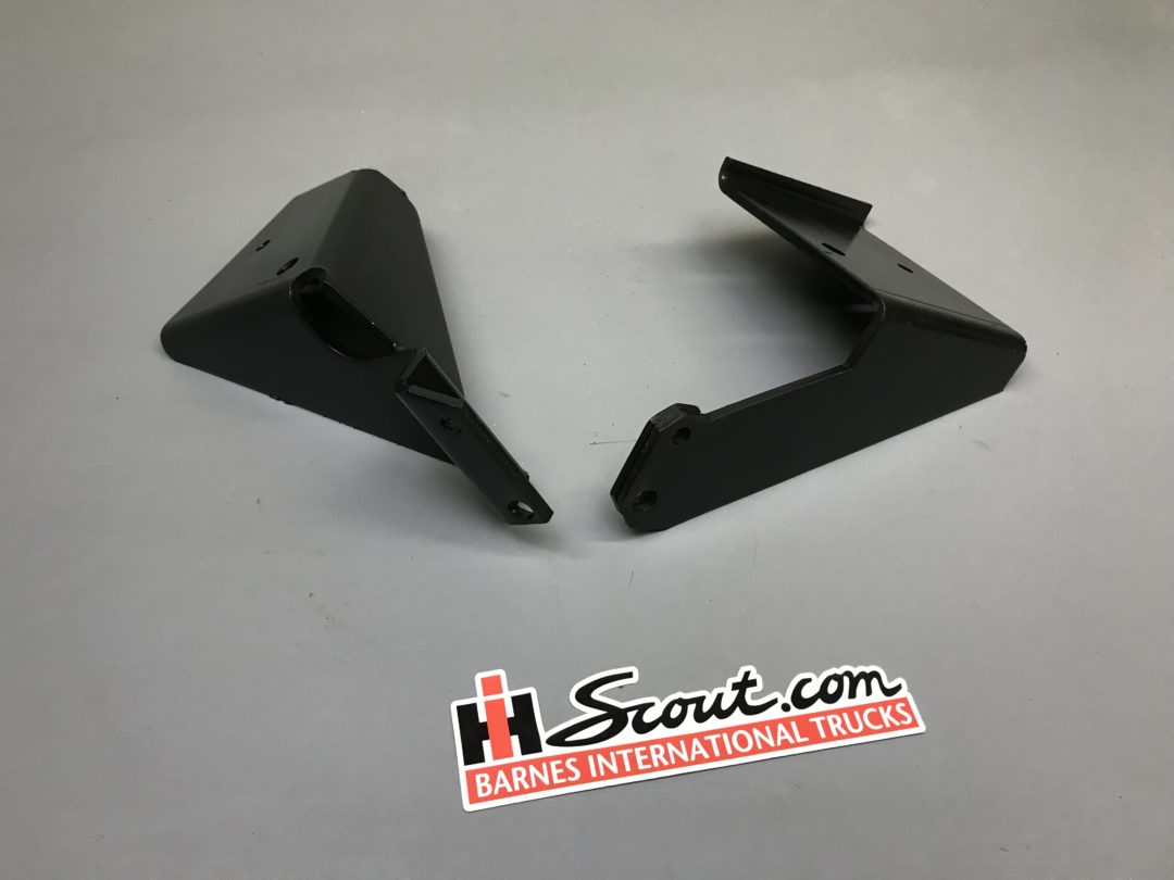 Scout II Engine Mount Perch Brackets Set - IH Scout